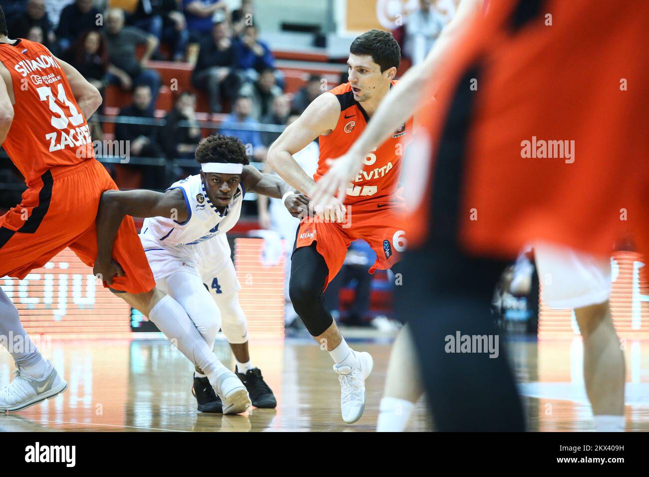 27.12.2017., Zagreb, Croatia - Cedevita Zagreb vs Levallois ...