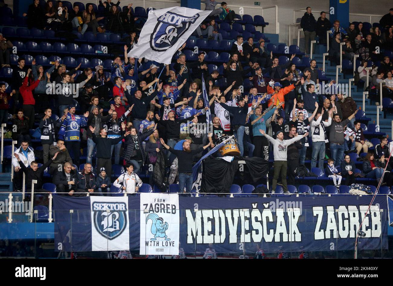 30.12.2017., Zagreb, Croatia - EBEL League, round 33, KHL Medvescak ...