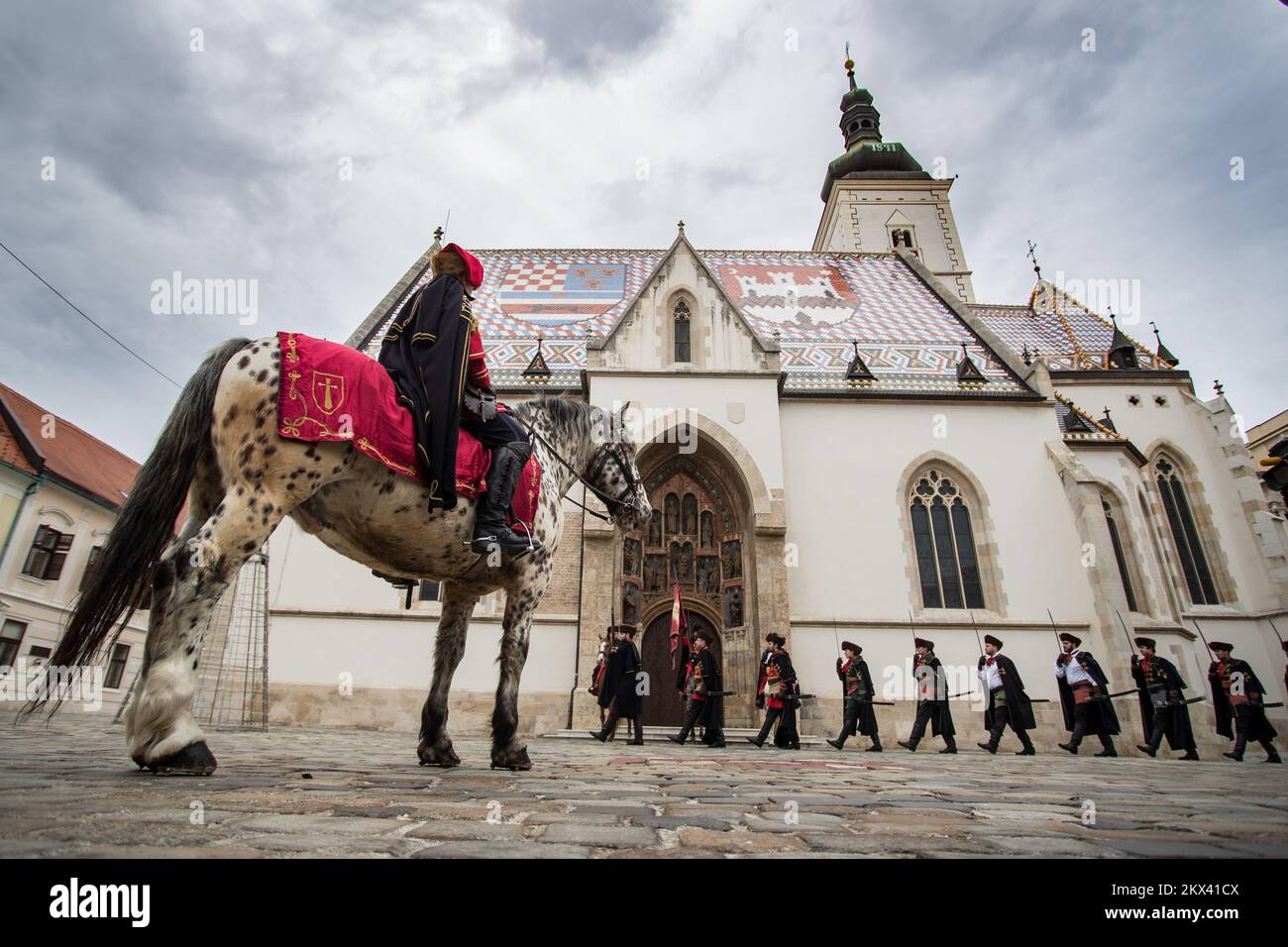 01.01.2018., Zagreb,Croatia - Academia Cravatica and Zagreb Tourist ...