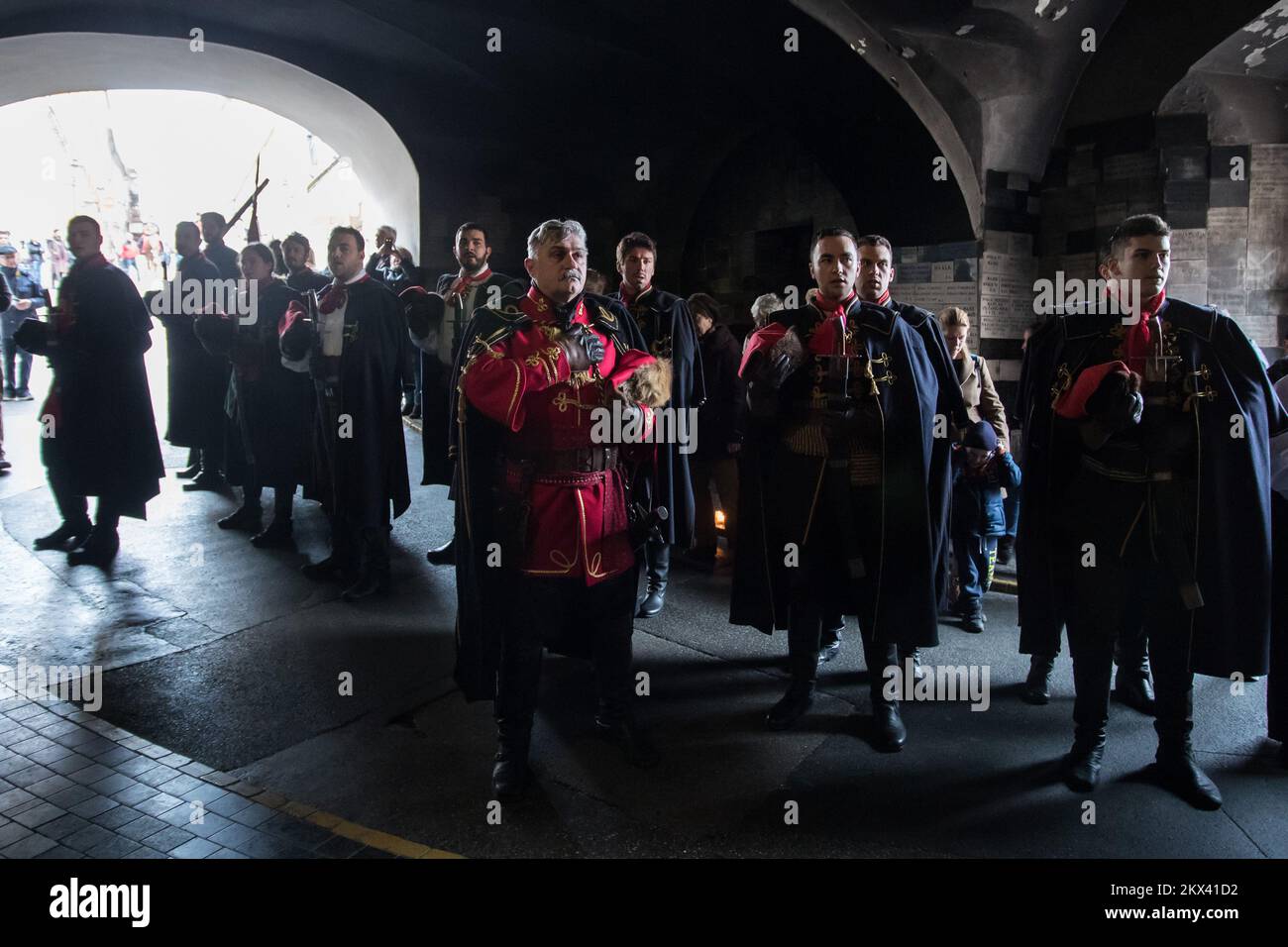 01.01.2018., Zagreb,Croatia - Academia Cravatica and Zagreb Tourist ...