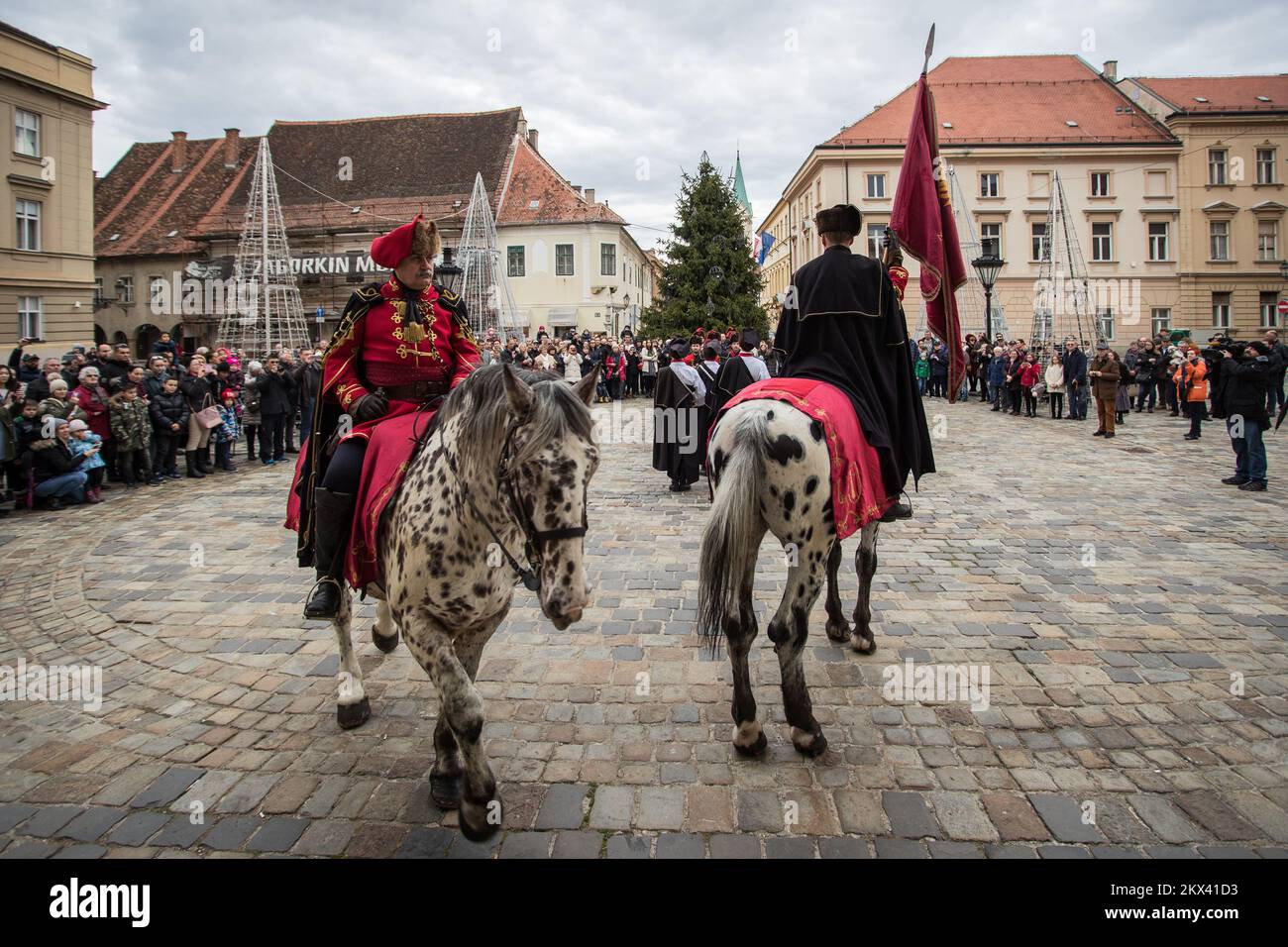 01.01.2018., Zagreb,Croatia - Academia Cravatica and Zagreb Tourist ...