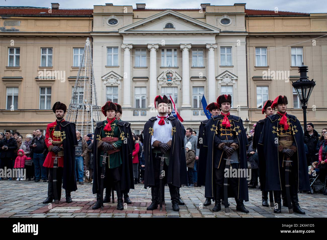 01.01.2018., Zagreb,Croatia - Academia Cravatica and Zagreb Tourist ...
