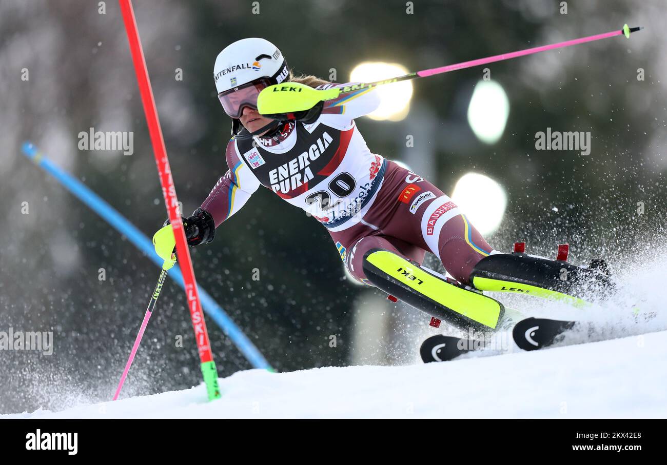 03.01.2018., Croatia, Sljeme, Zagreb - The first run of the female ...