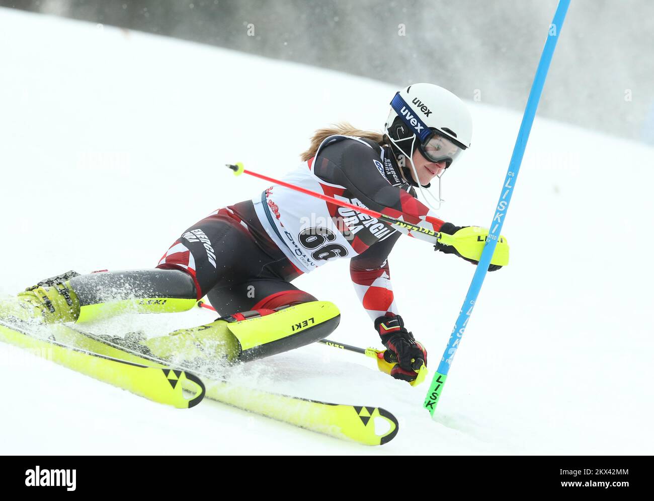 03.01.2018., Croatia, Sljeme, Zagreb - The first run of the female ...