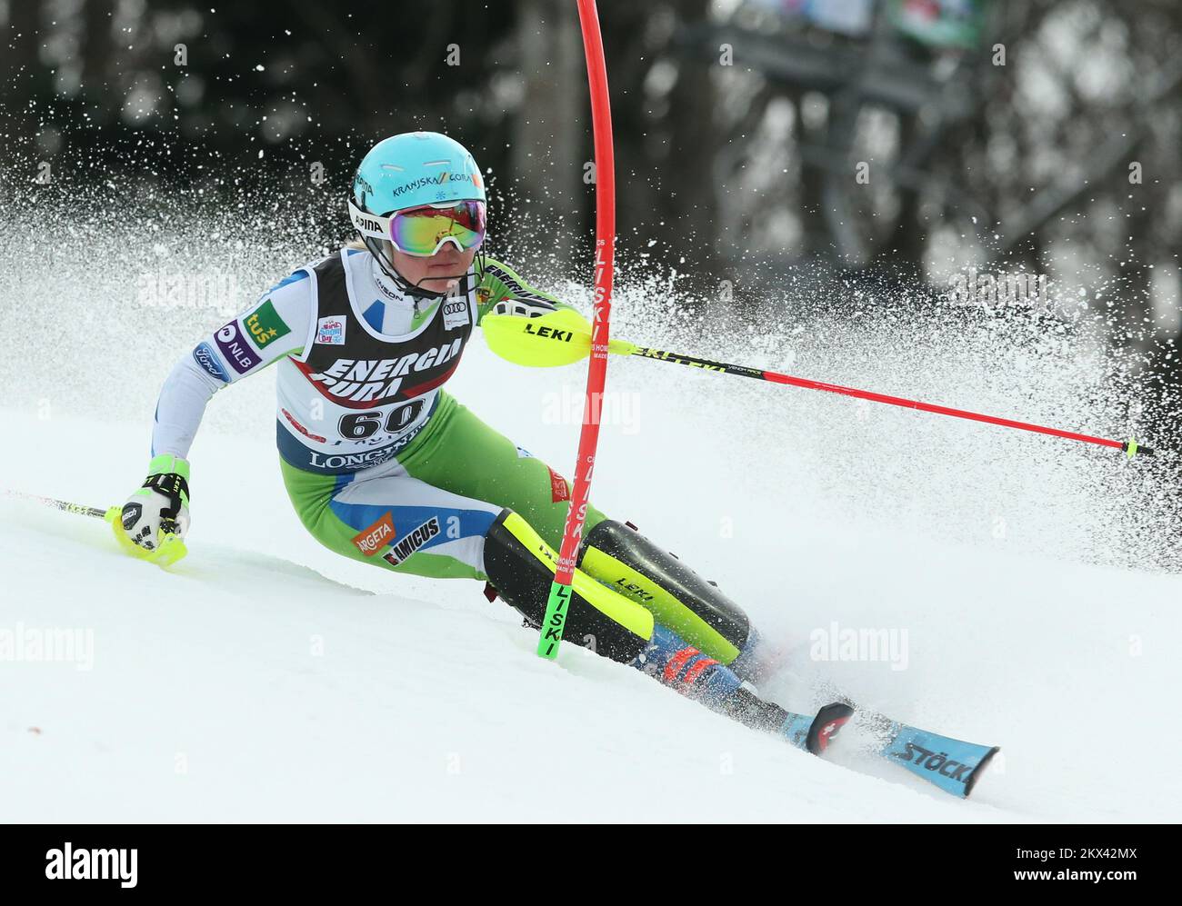 03.01.2018., Croatia, Sljeme, Zagreb - The first run of the female ...