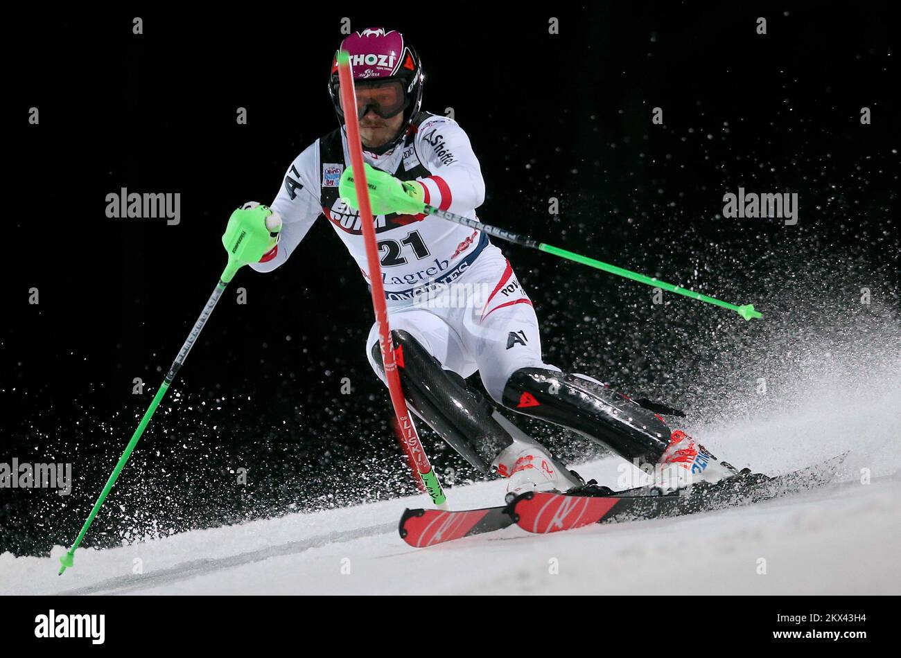 04.01.2018., Croatia, Zagreb, Sljeme - The second run of the men's ...