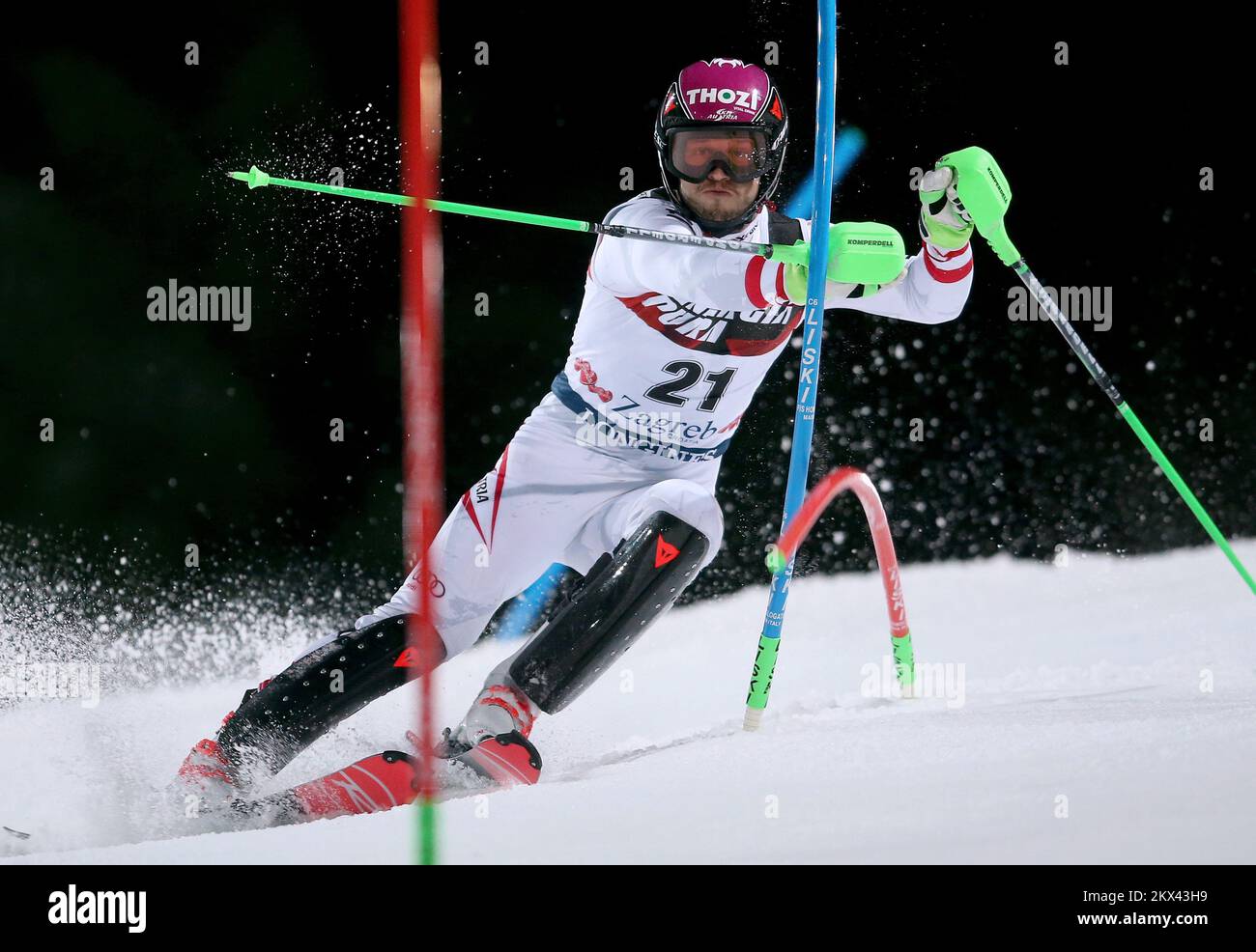04.01.2018., Croatia, Zagreb, Sljeme - The second run of the men's ...