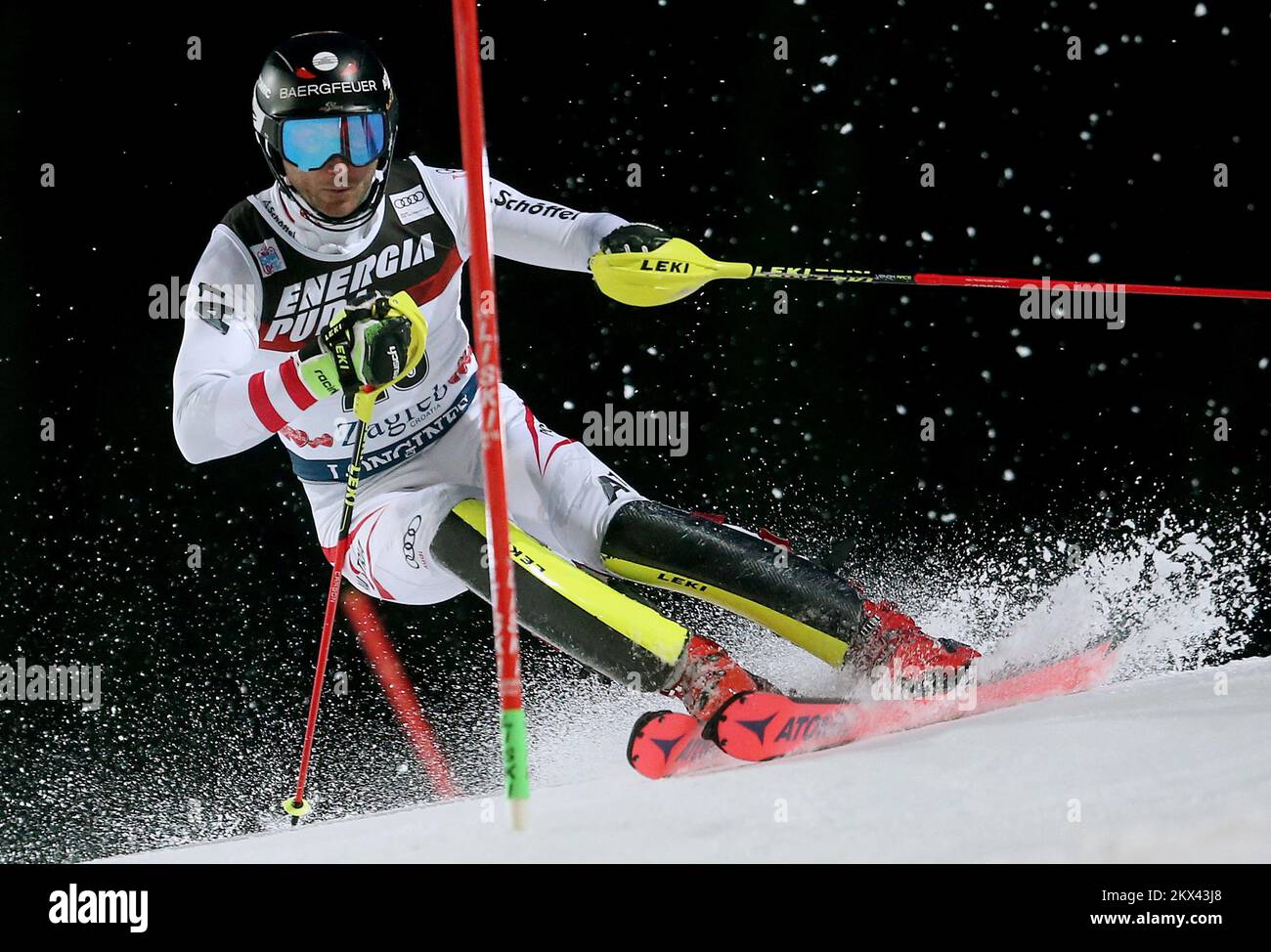 04.01.2018., Croatia, Zagreb, Sljeme - The second run of the men's slalom of the Audi FIS Snow ...