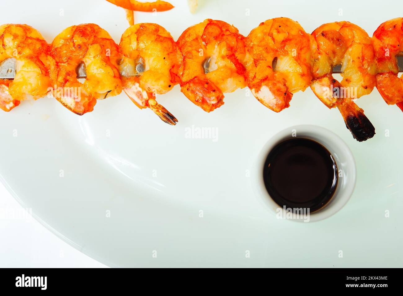 close up shot of restaurant food isolated on white background Stock ...