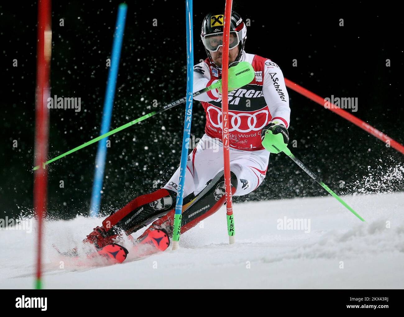 04.01.2018., Croatia, Zagreb, Sljeme - The second run of the men's ...