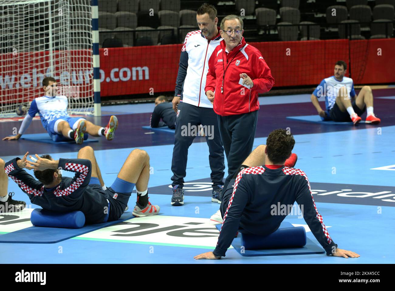 08.01.2018., Spaladium Arena, Split, Croatia - Training of Croatian ...