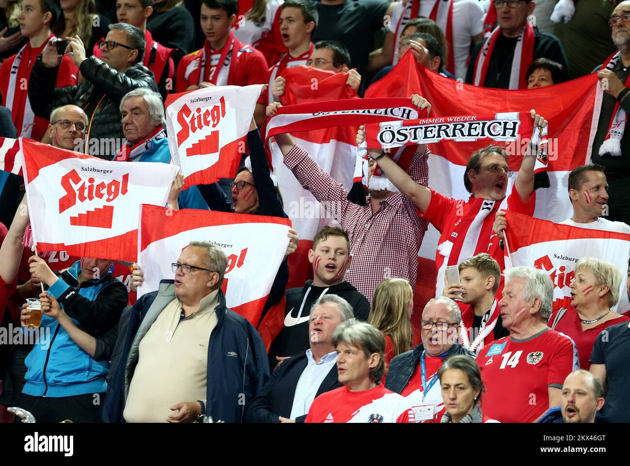 12.01.2018., Croatia, Zatika Sports Hall, Porec - European Handball Championship, Group B, 1st ...