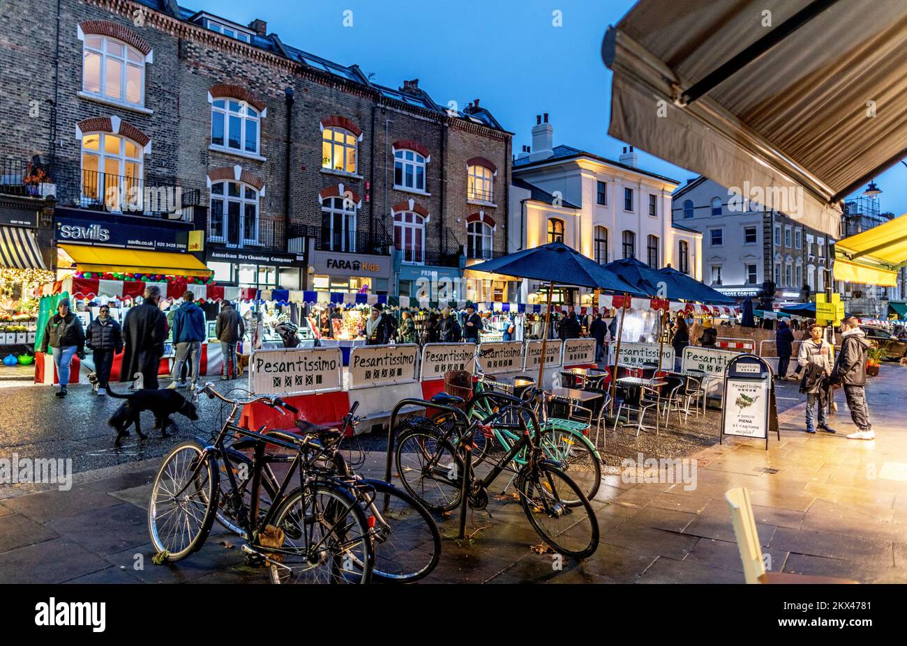 The Christmas Market In Primrose Hill 2022 London UK Stock Photo - Alamy