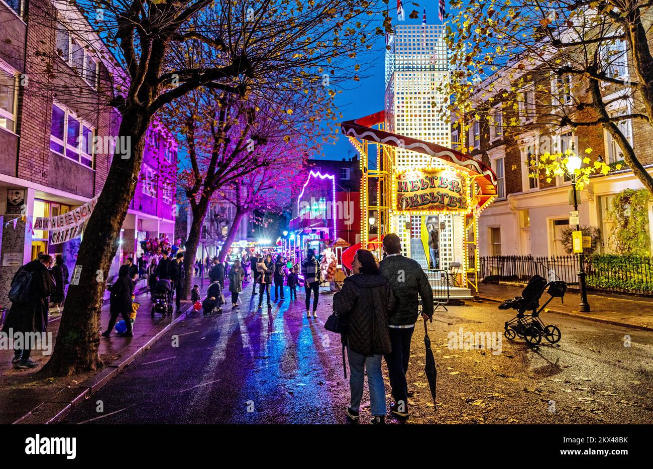 The Christmas Market In Primrose Hill 2022 London UK Stock Photo - Alamy