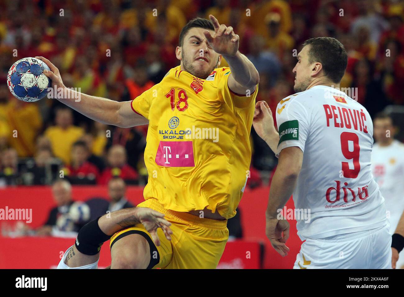 15.01.2018., Croatia, Arena, Zagreb - European Handball Championship ...