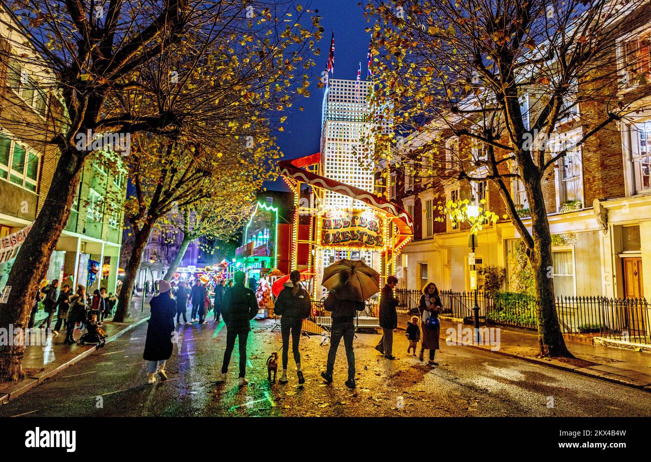The Christmas Market In Primrose Hill 2022 London UK Stock Photo - Alamy