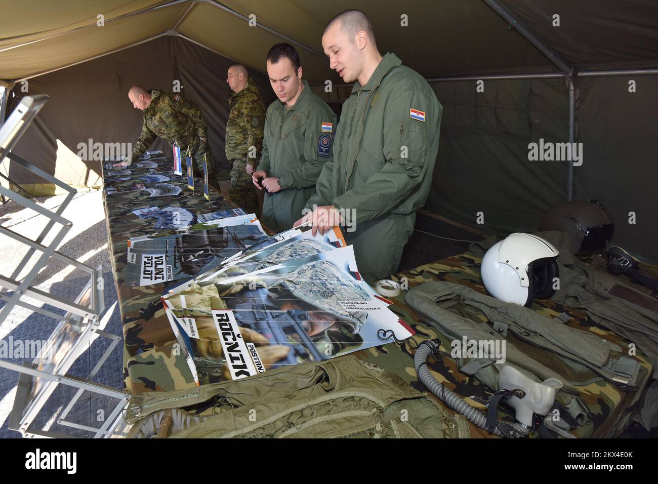 20.01.2018., Croatia, Zadar - Exhibition of the Croatian Army with ...