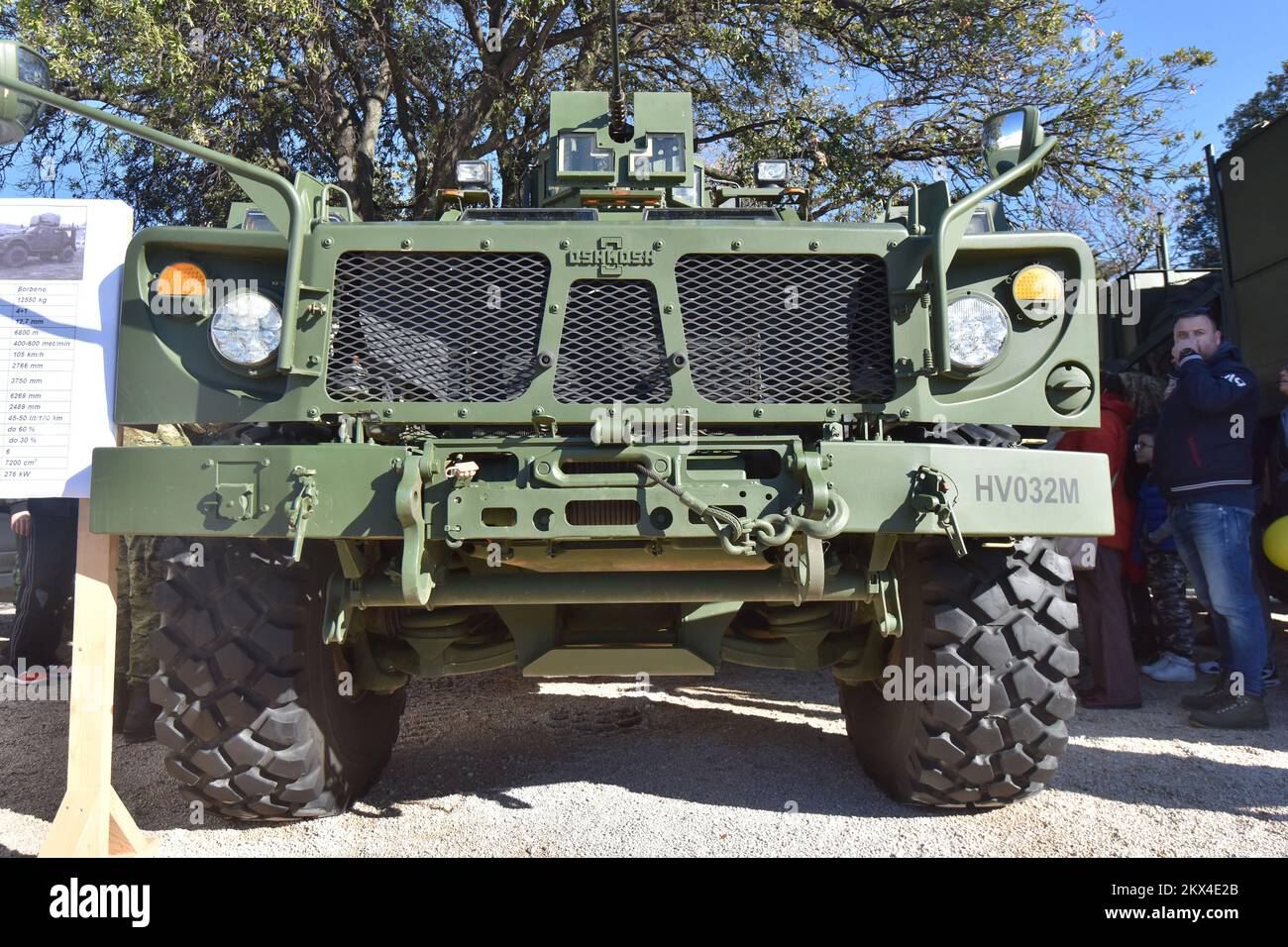 20.01.2018., Croatia, Zadar - Exhibition of the Croatian Army with ...