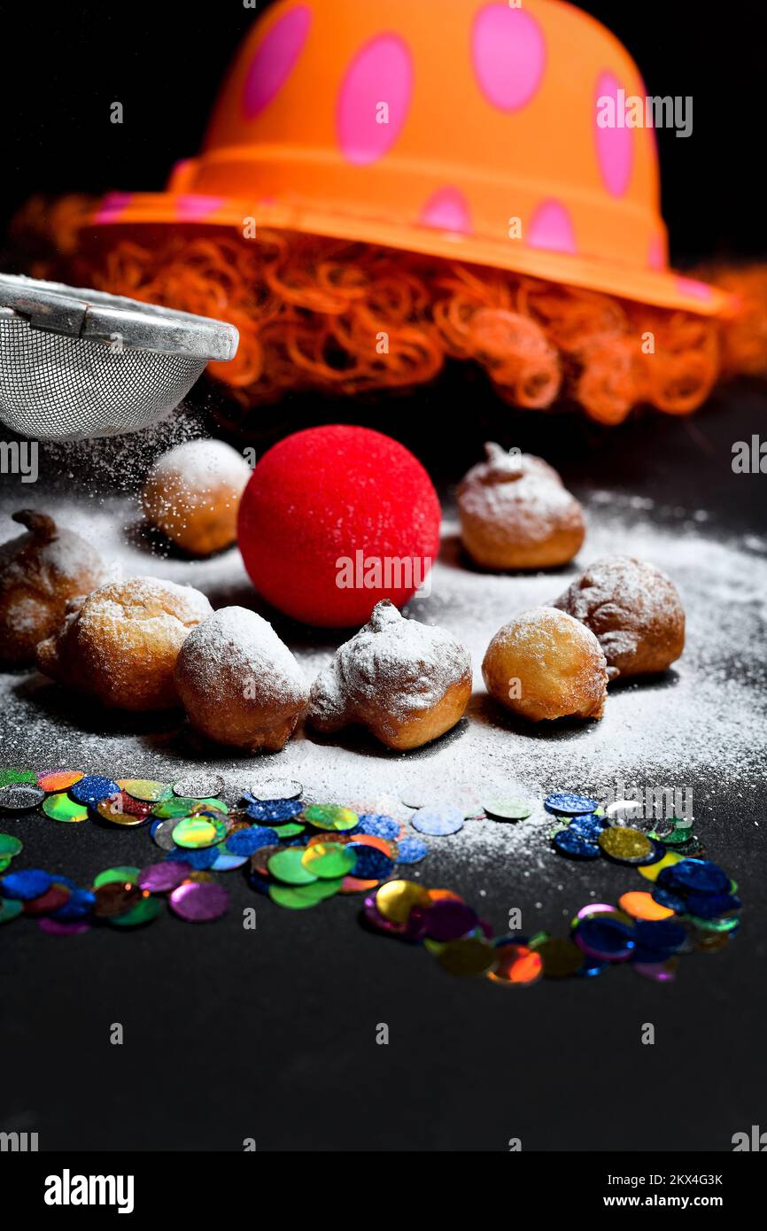 21.01.2018., Zagreb, Croatia - Donuts and fritule (Croatian Fritters ...