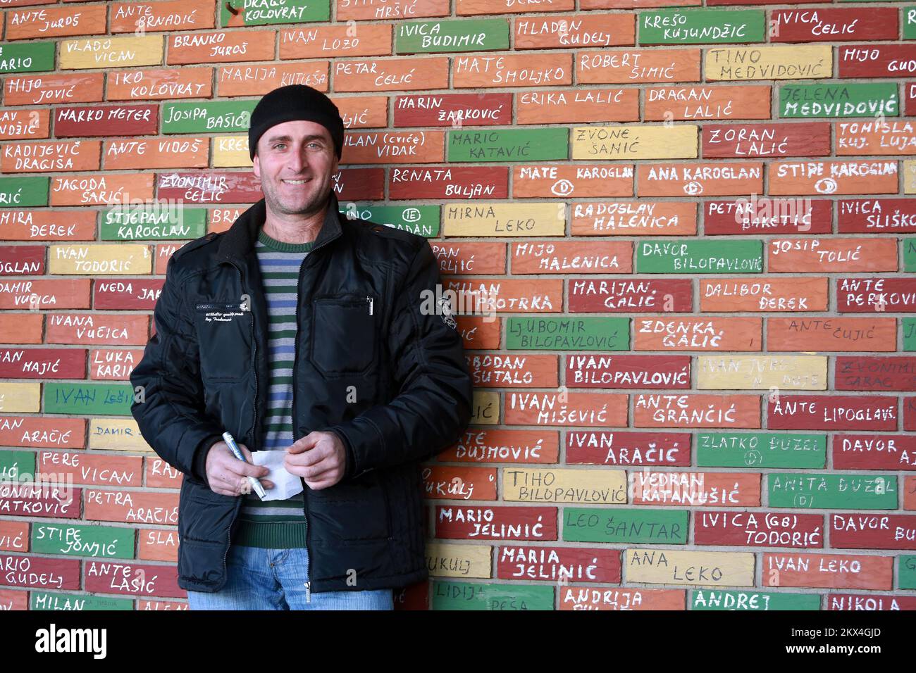 06.12.2017., Imotski, Croatia- Forty-year-old Toni Rebic from Vinjani ...