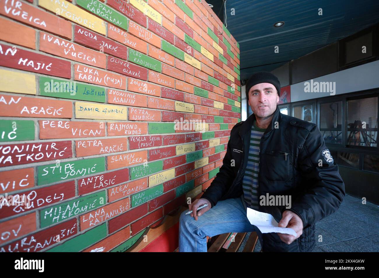06.12.2017., Imotski, Croatia- Forty-year-old Toni Rebic from Vinjani ...