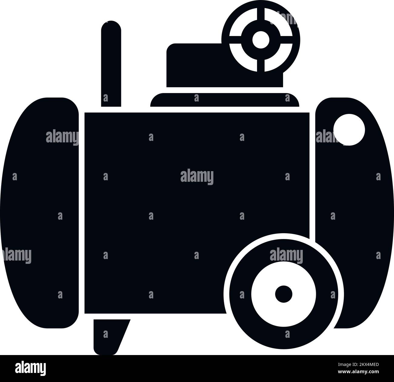 Machine compressor icon simple vector. Air pump. Pressure tank Stock ...