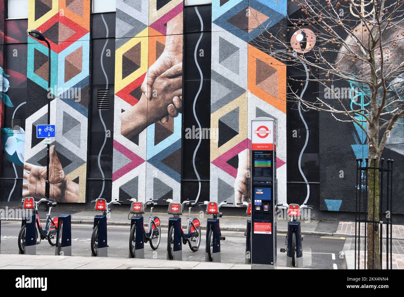 Section by Best Ever of the multi- artist Connectivity Matters Mural in ...