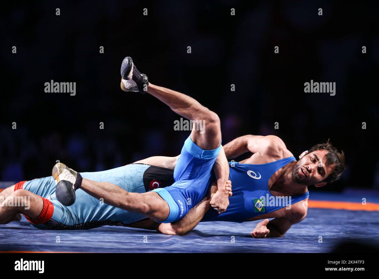 03.02.2018., Zagreb, Croatia - Dom sportova, UWW Zagreb Open Grand Prix 2018., final match of ...