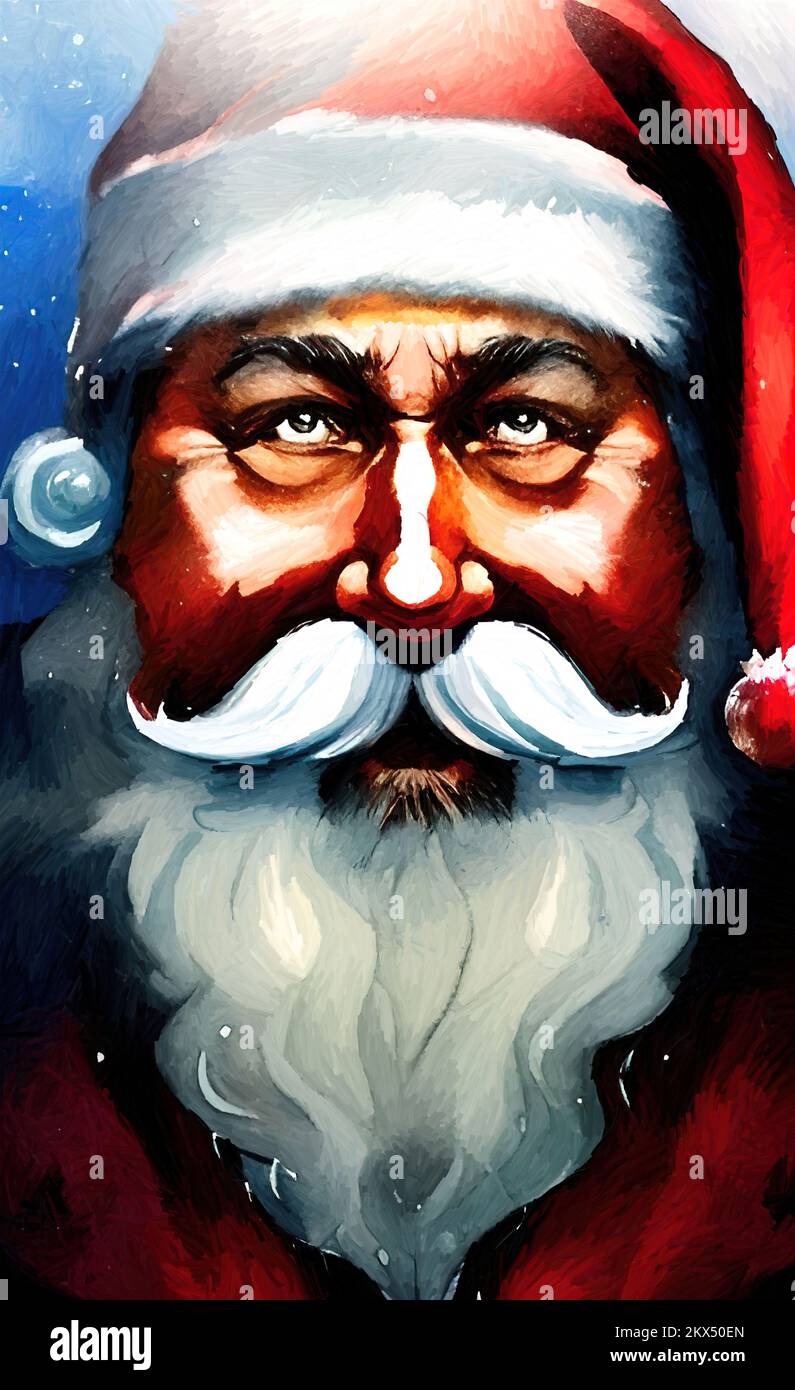 How To Draw Realistic Santa Claus