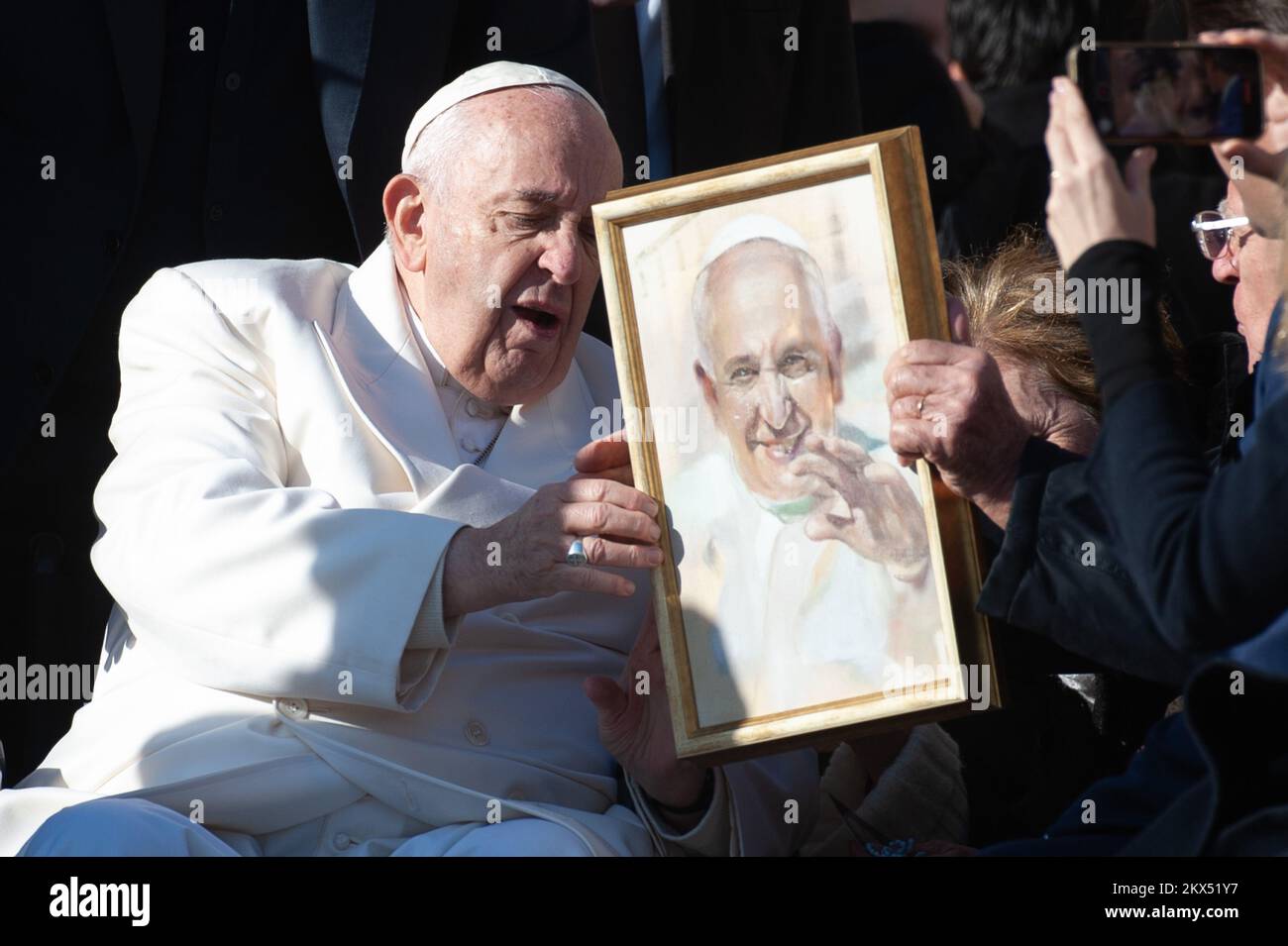 Pope francis portrait painting hi-res stock photography and images - Alamy