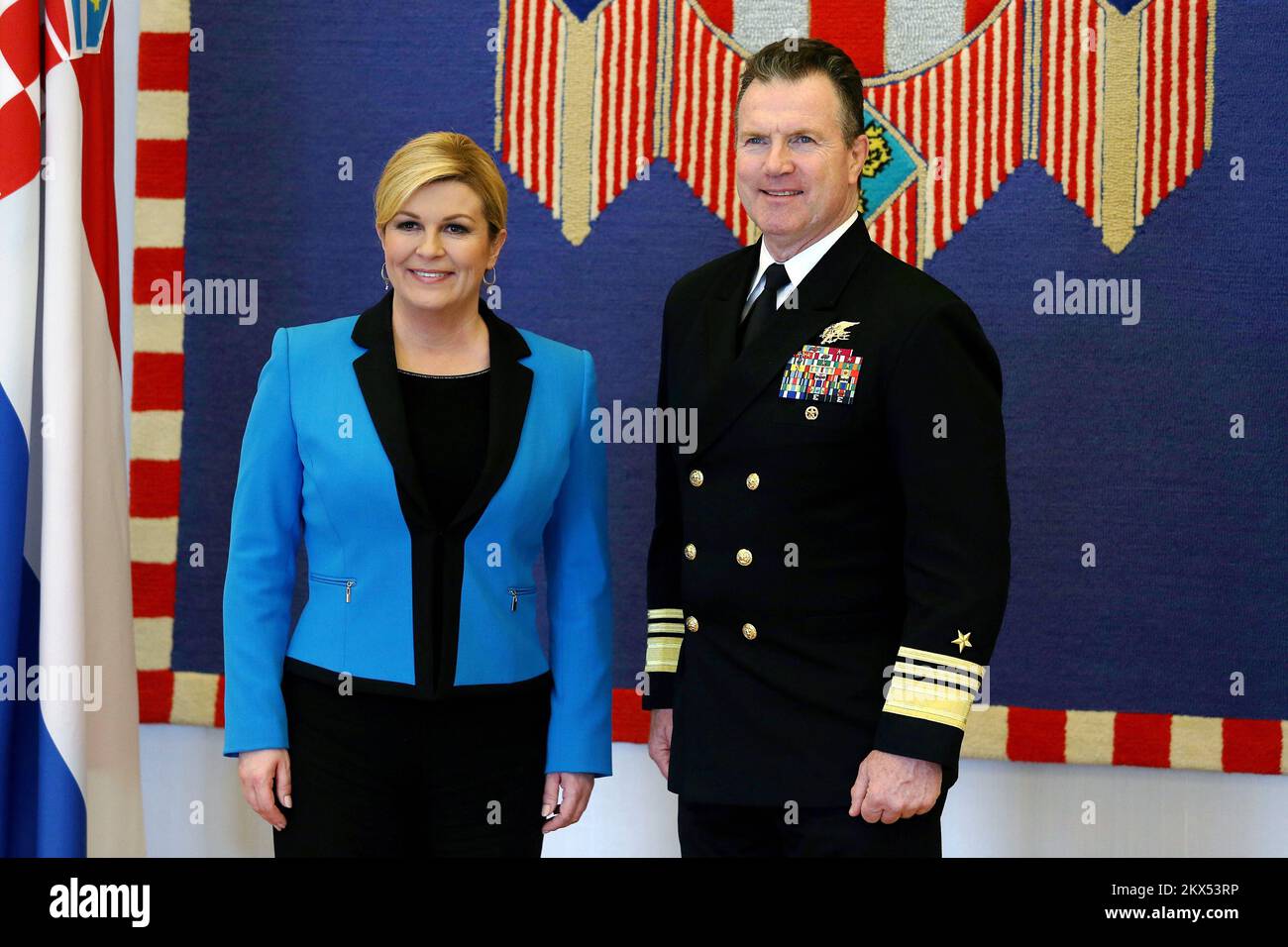 02.03.2018., Zagreb, Croatia - President of the Republic of Croatia ...