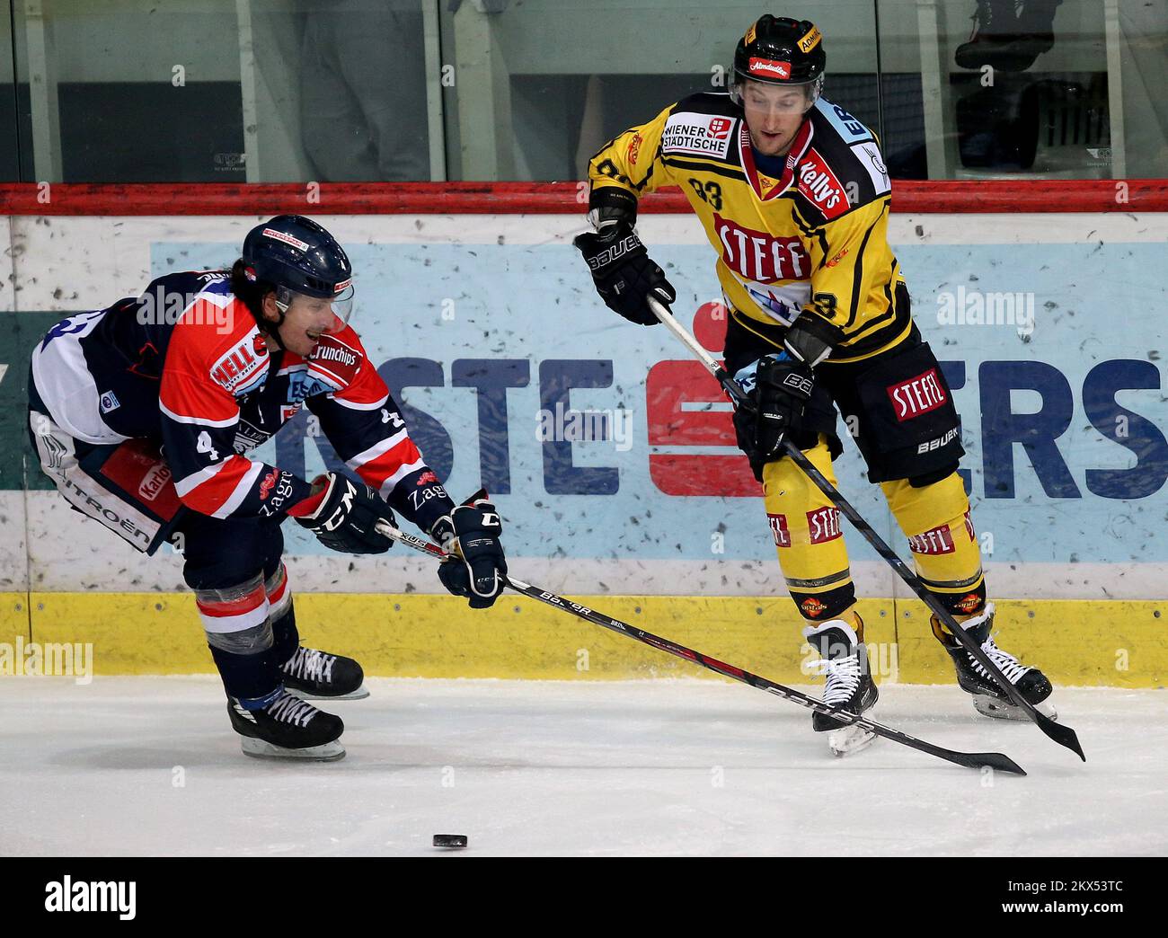 02.03.2018., Zagreb, Croatia - EBEL hockey league, round 53., KHL ...