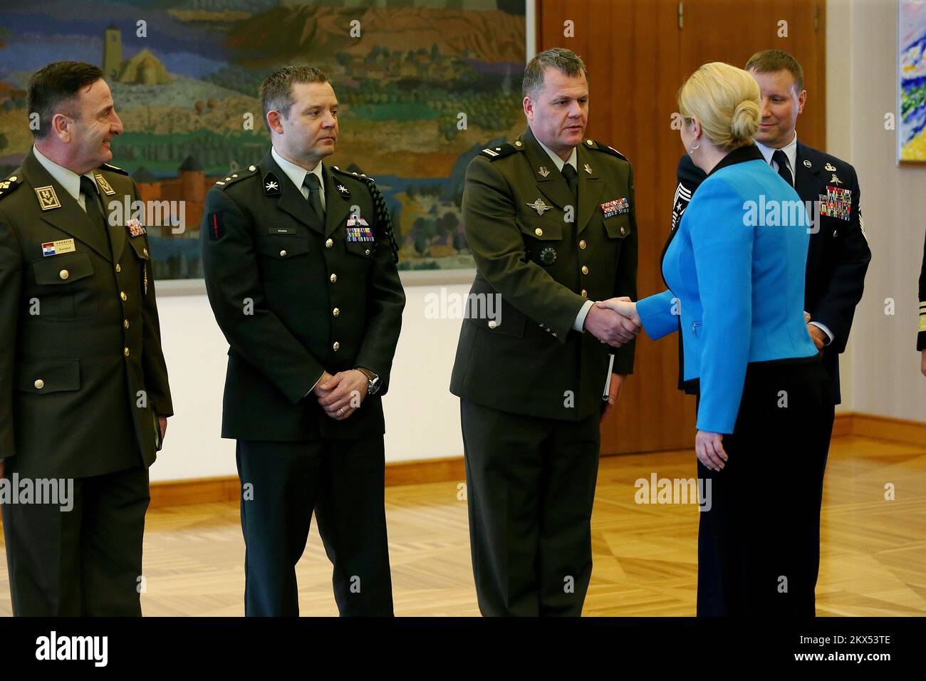 02.03.2018., Zagreb, Croatia - President of the Republic of Croatia ...
