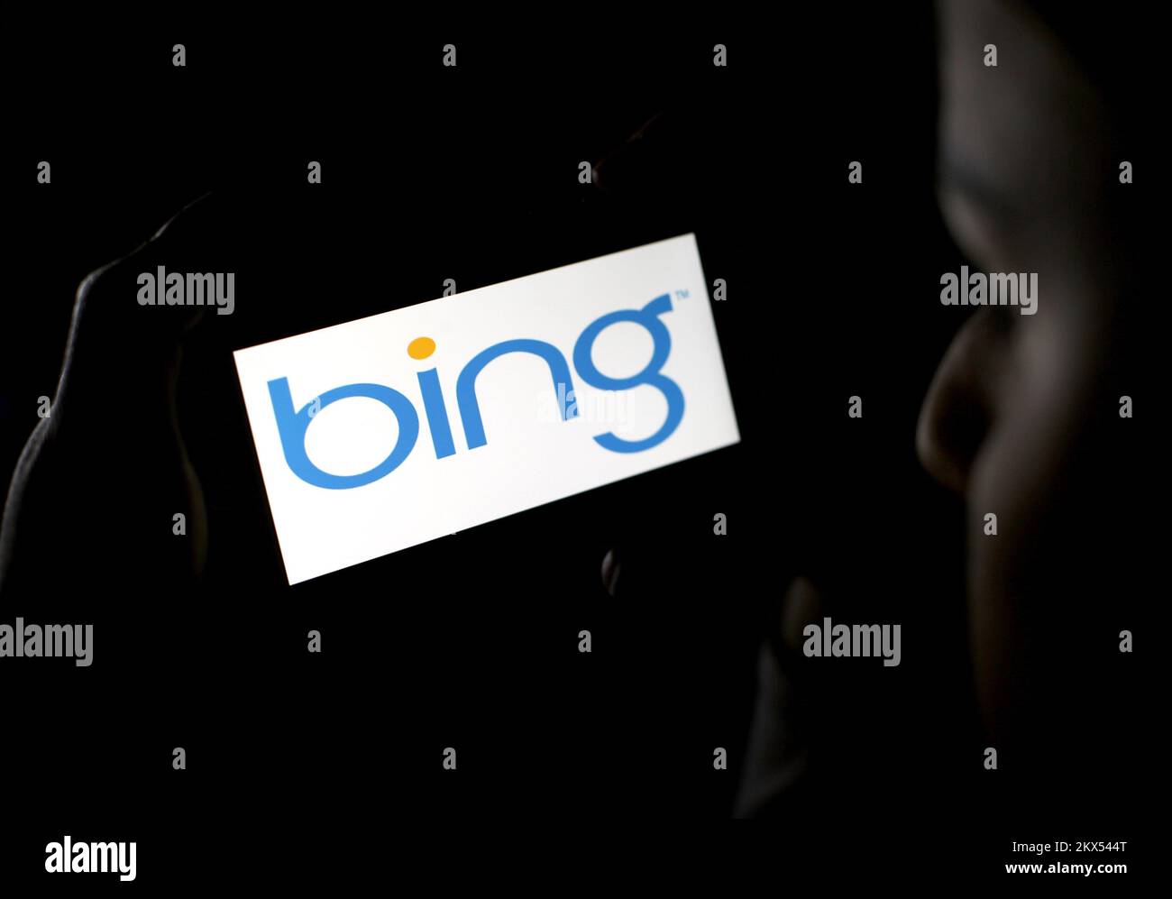 03.03.2018., Zagreb - Illustration for Internet Explorer Bing. Photo ...