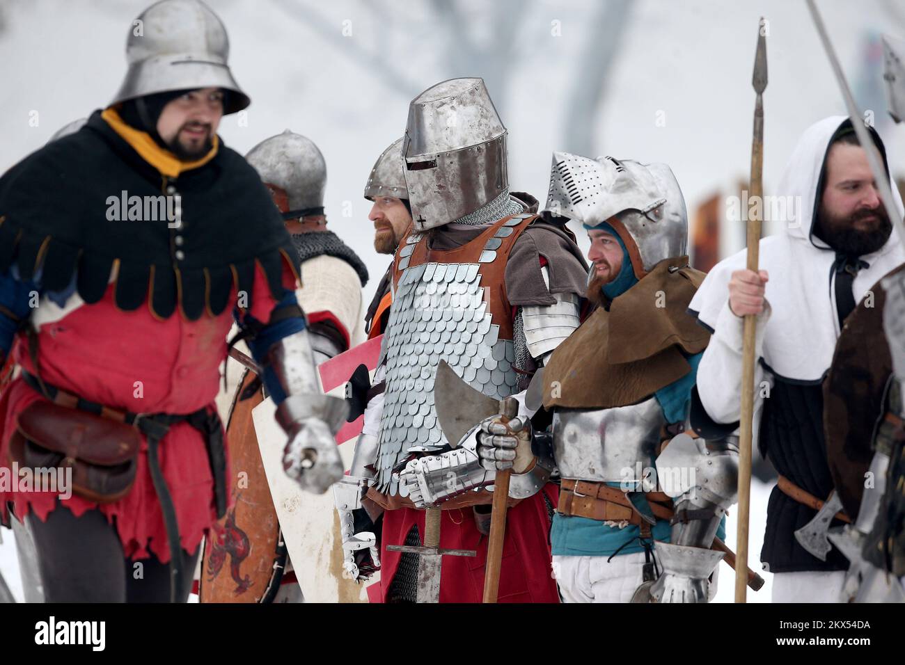 04.03.2018., Samobor, Croatia - In the meadow Vugrinscak below the old ...