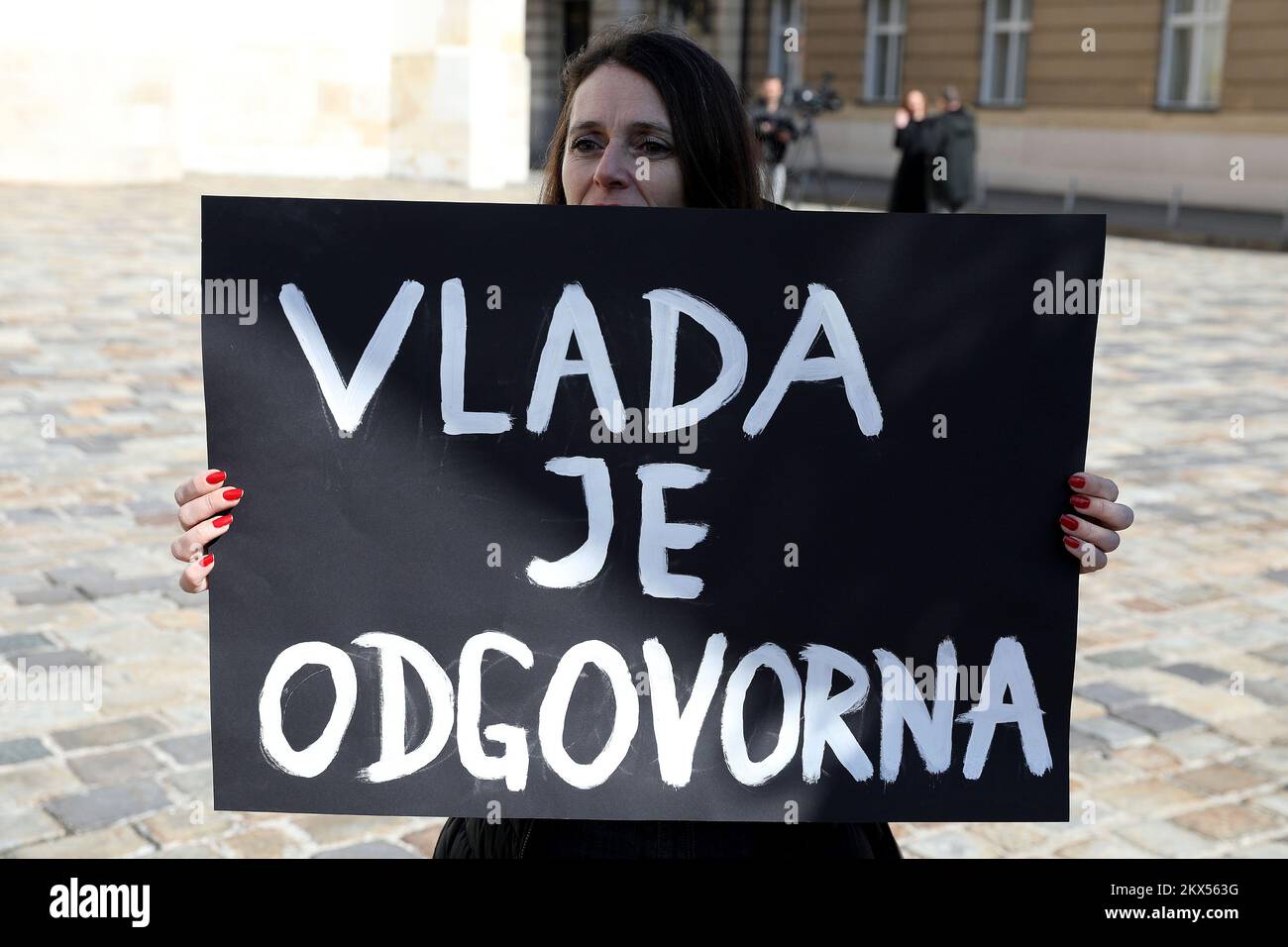 Womens day protest croatian womens hi-res stock photography and images ...