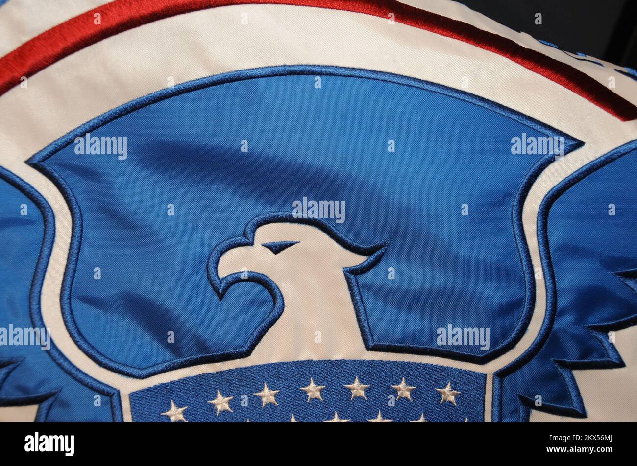 DHS Flag detail.. Photographs Relating to Disasters and Emergency ...