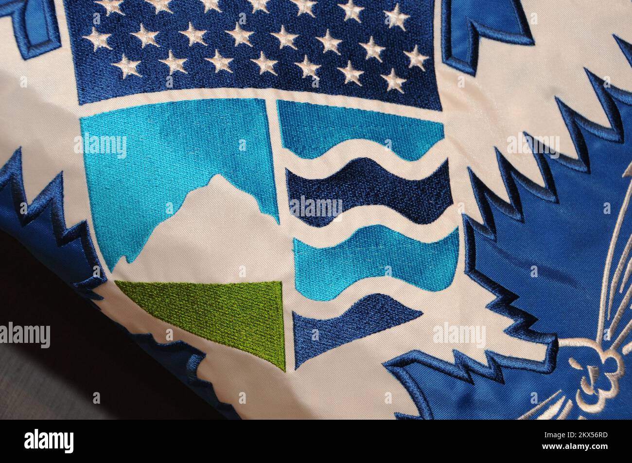 DHS Flag detail.. Photographs Relating to Disasters and Emergency ...