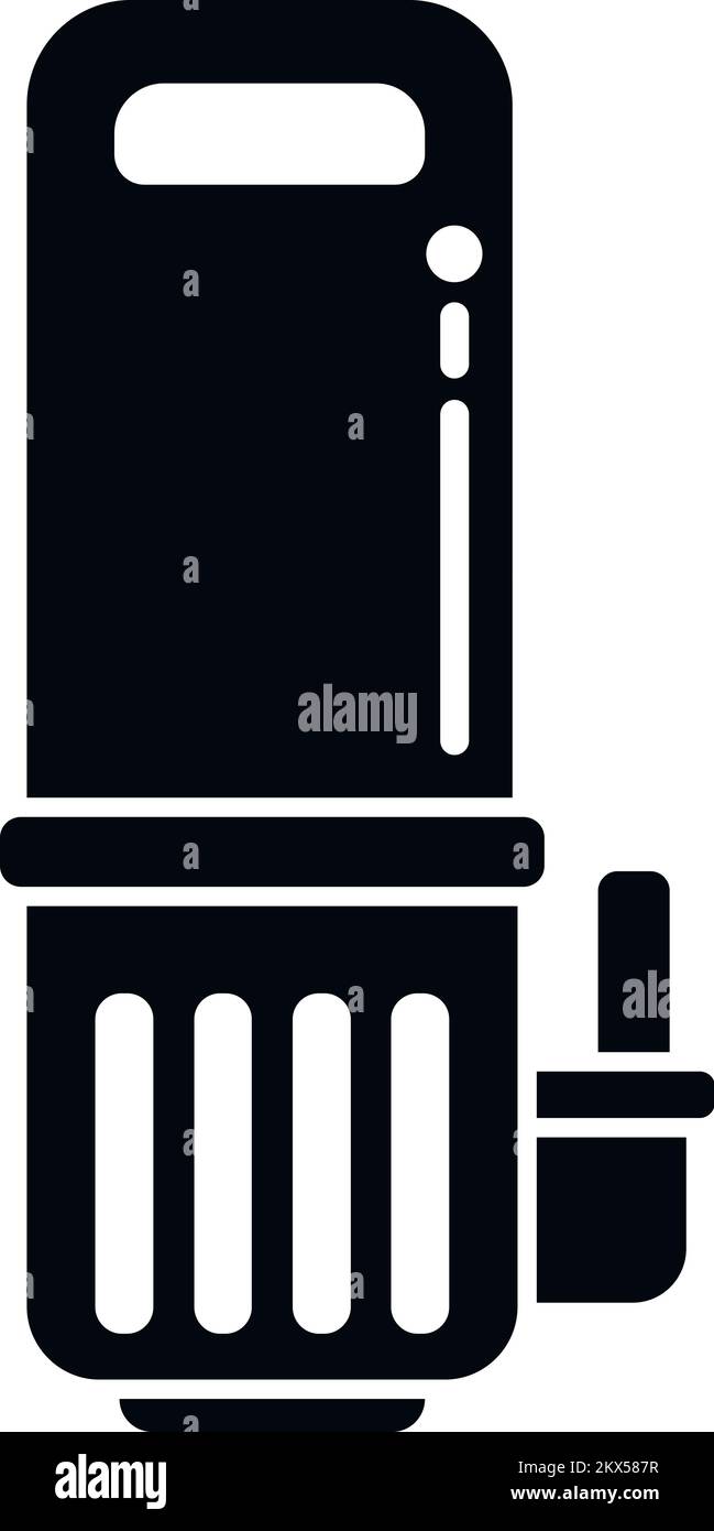 Compressor instrument icon simple vector. Air machine. Spray tool Stock ...