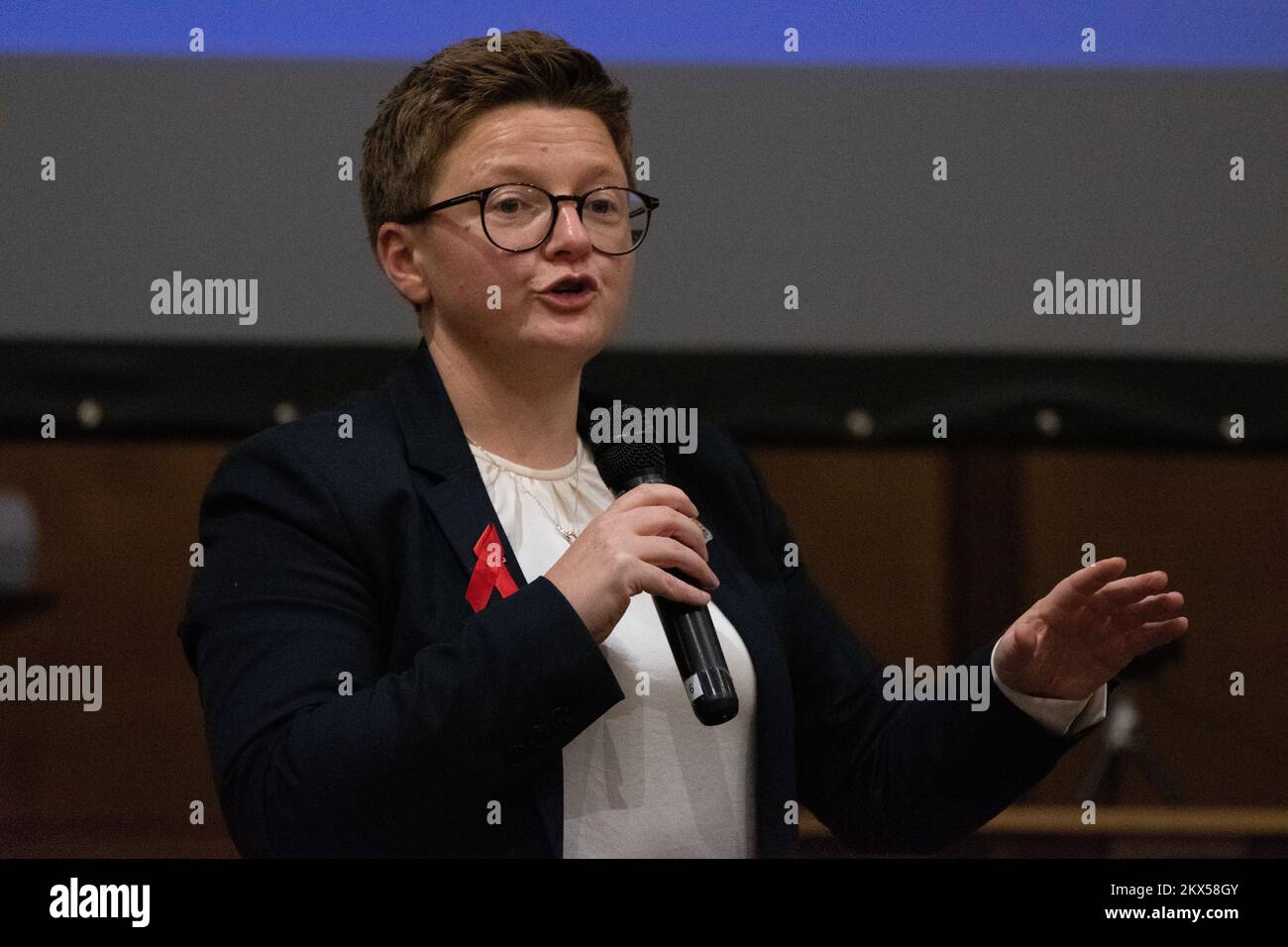 Manchester UK 30th November 2022, Bev Craig Leader of Manchester City ...
