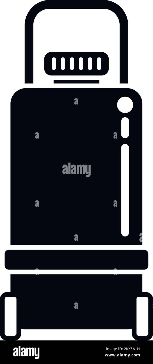 Device compressor icon simple vector. Air machine. Pump tank Stock ...