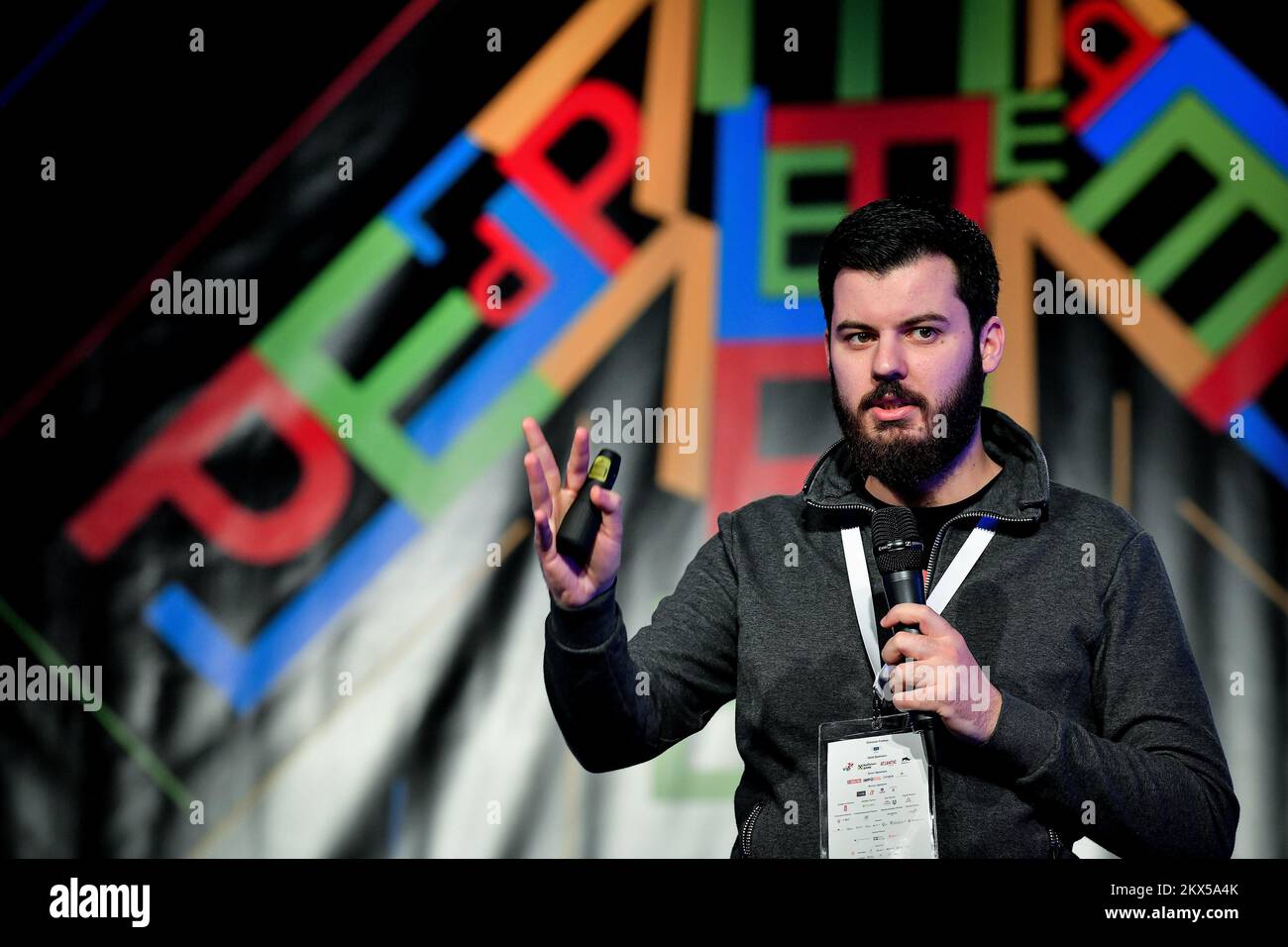 17.03.2018., Zagreb, Croatia - Mate Rimac, founder and CEO of Rimac ...