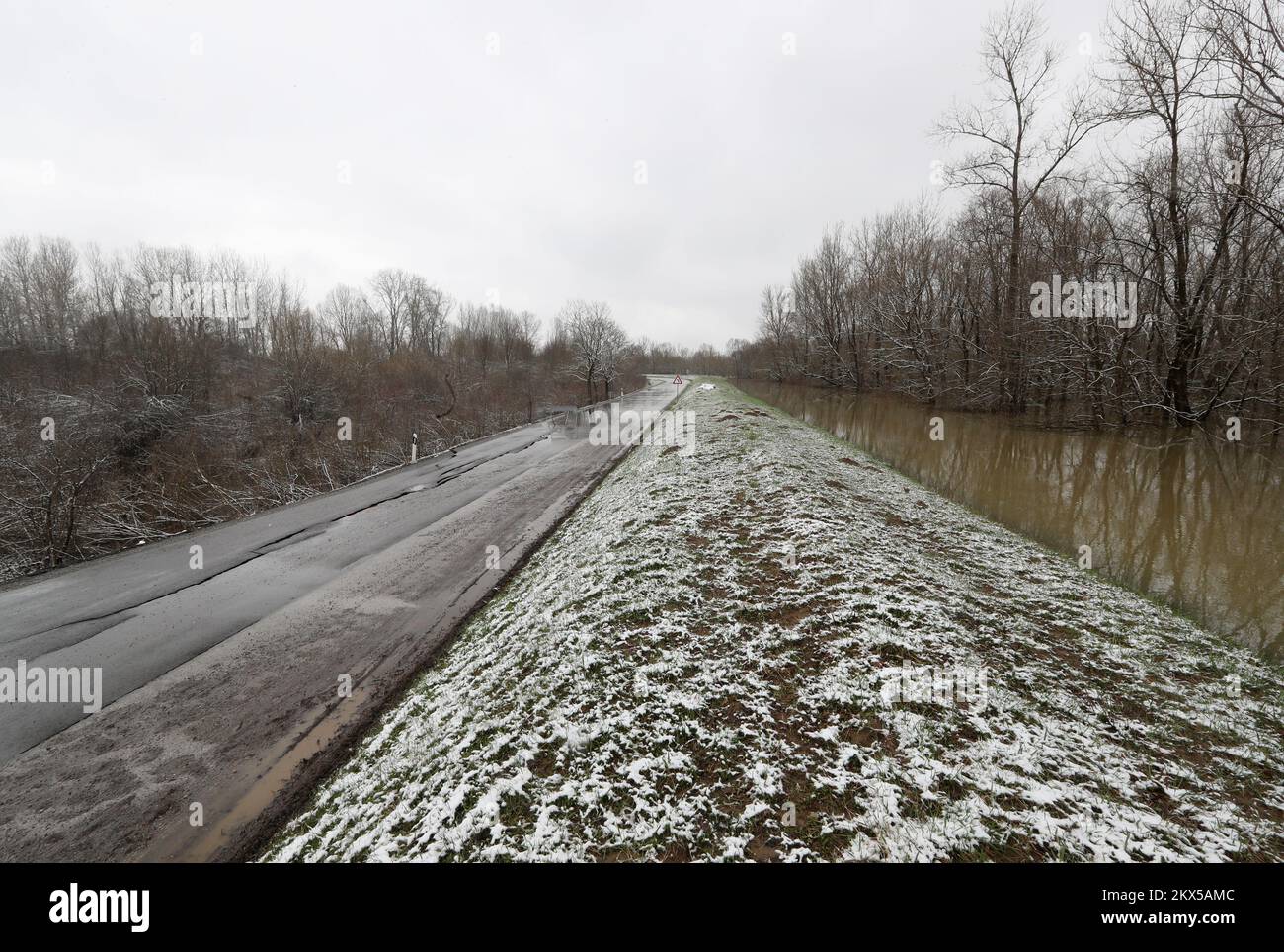 19.03.2018., Jasenovac - Croatia declared a state of emergency on ...