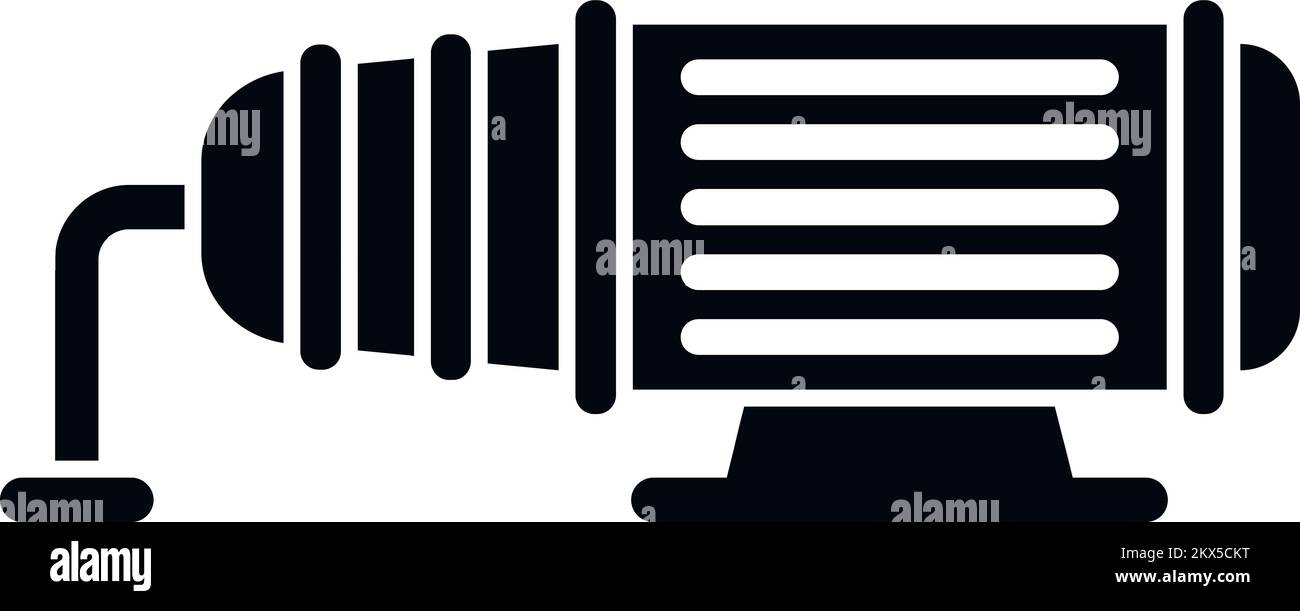 Cold compressor icon simple vector. Air machine. Electric tool Stock ...