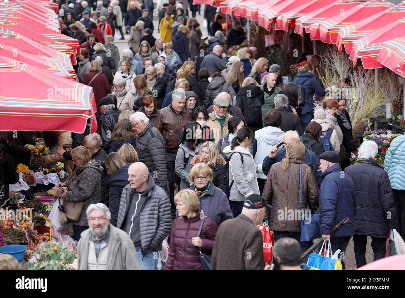 30.03.2018., Croatia, Zagreb - On the big Friday the center of the city ...