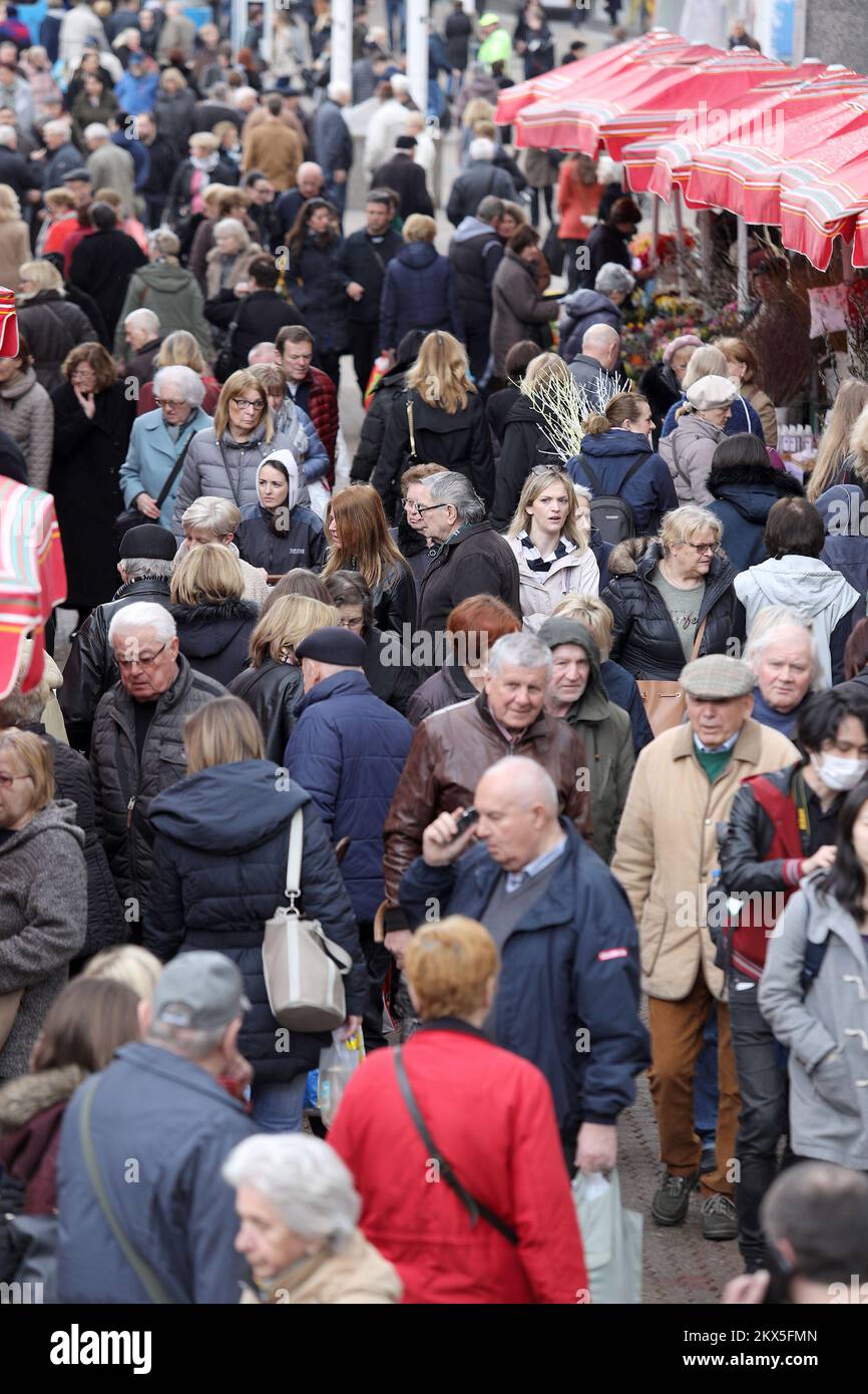 30.03.2018., Croatia, Zagreb - On the big Friday the center of the city ...