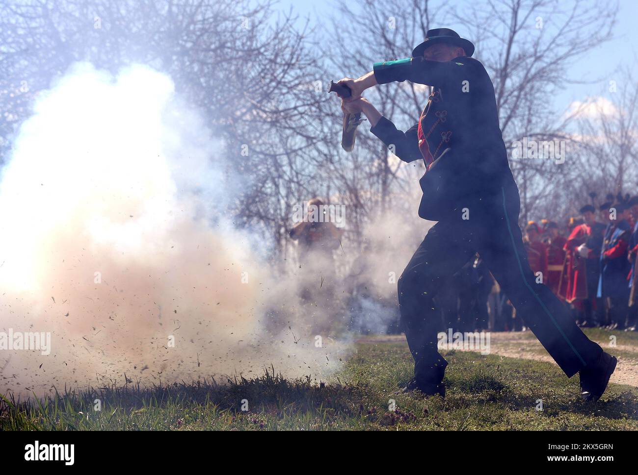 02.04.2018., Desinic, Croatia - Festival of flintlock associations and ...