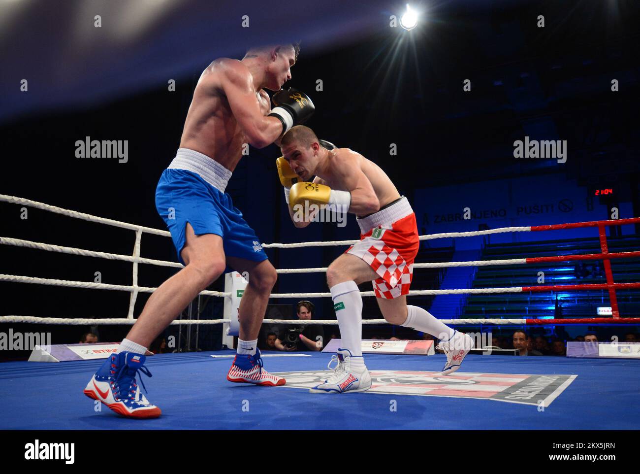 06.04.2018., Dom sportova, Zagreb, Croatia - World Series of Boxing ...