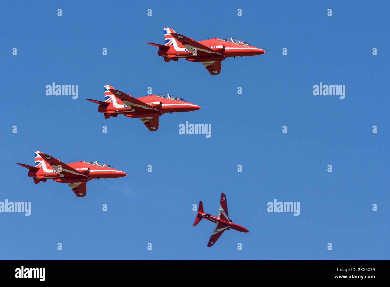 21.04.2018., Zadar,Croatia - The Red Arrows, officially known as the ...