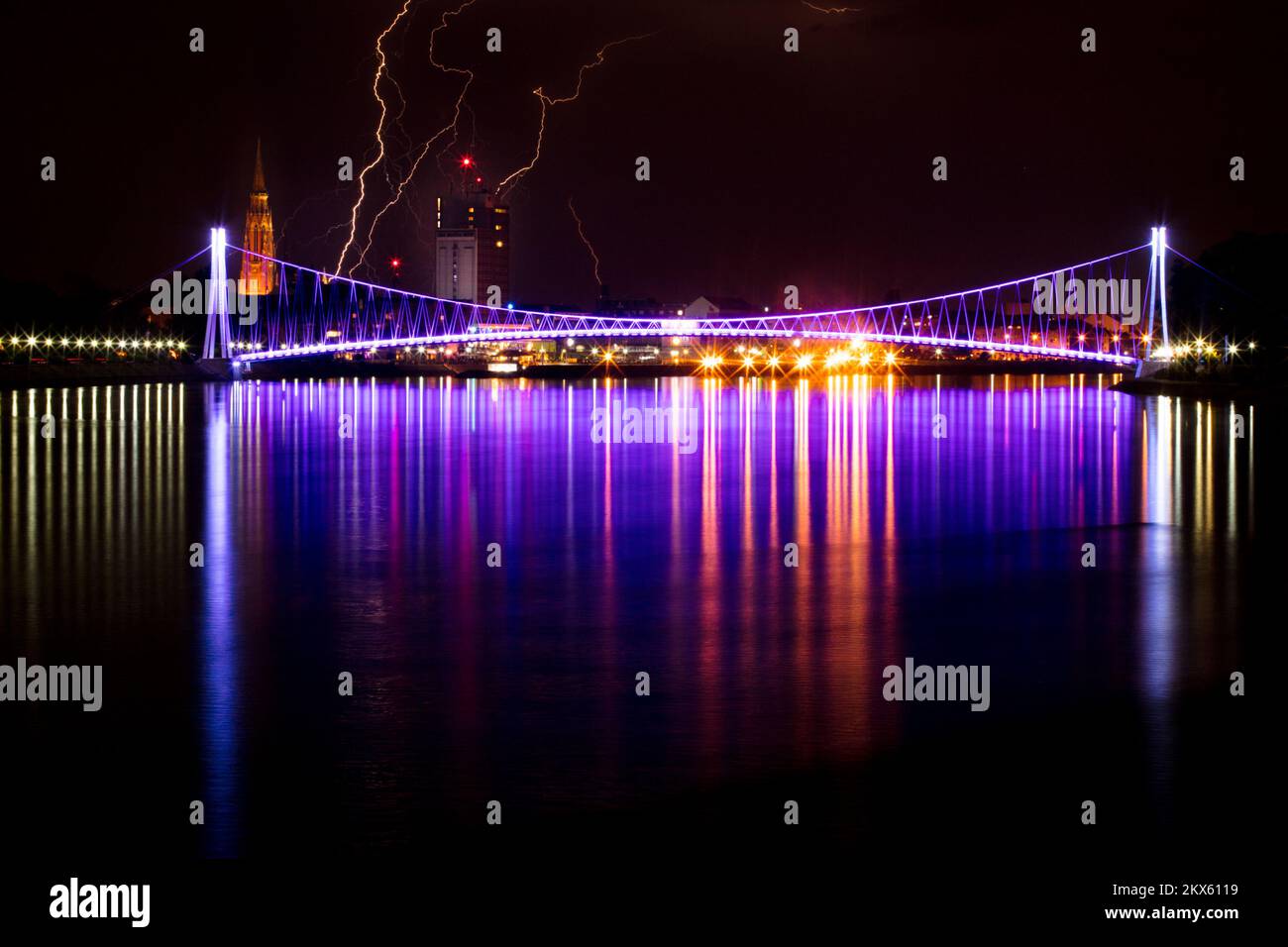 Osijek pedestrian bridge hi-res stock photography and images - Alamy